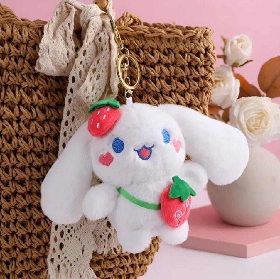 cinnamoroll plush keychain – Kawaii Accessories