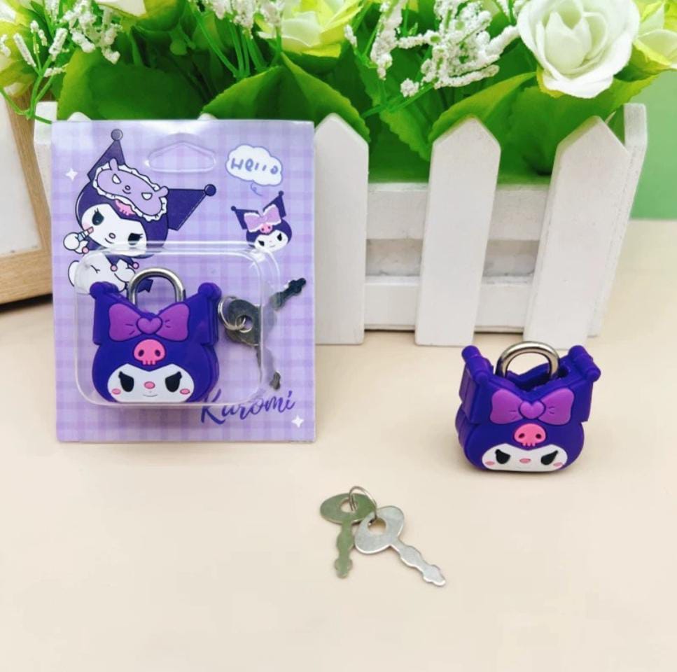 kuromi lock & key – Kawaii Accessories